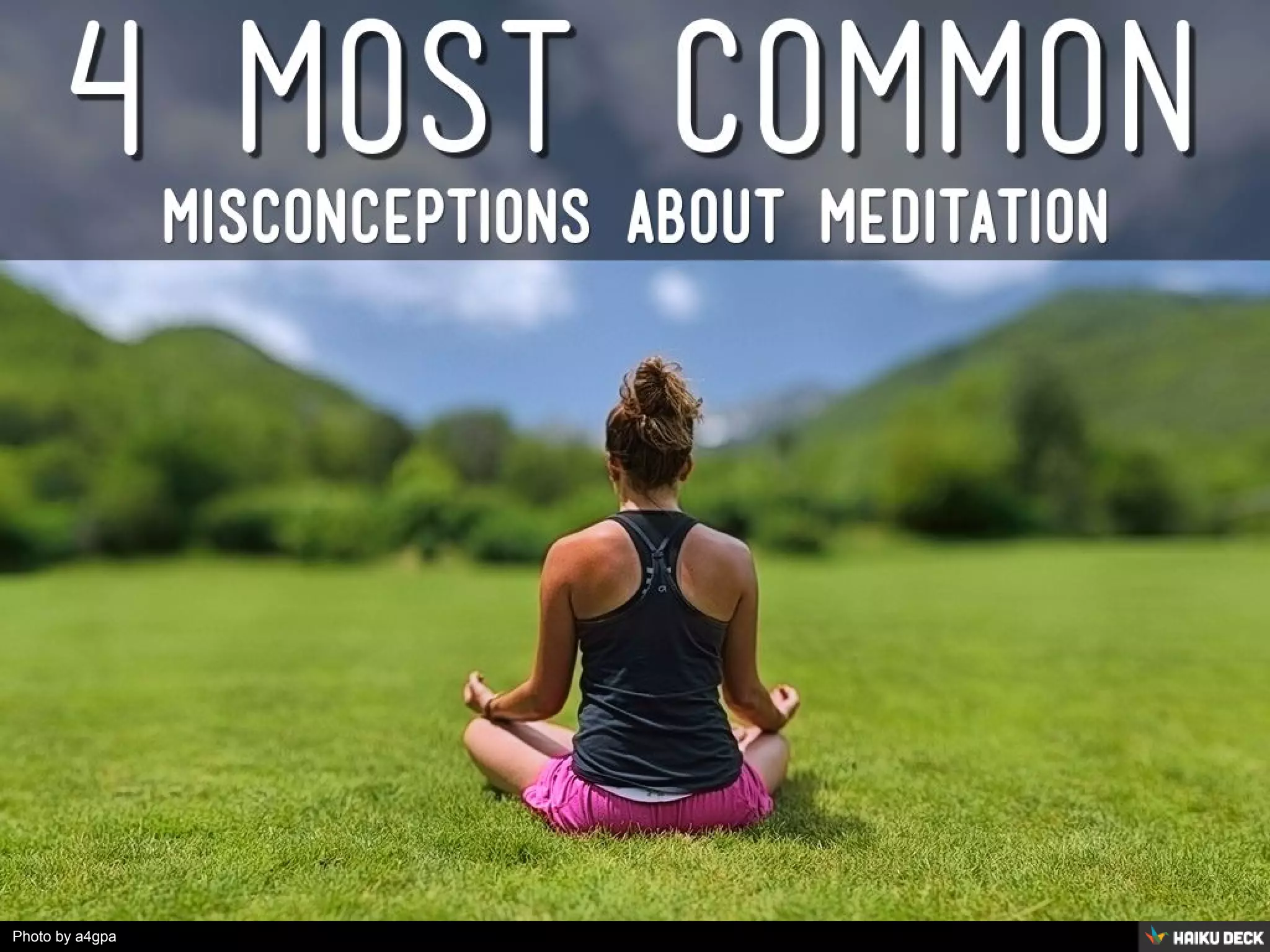 4 Most Common Misconceptions About Meditation | PDF