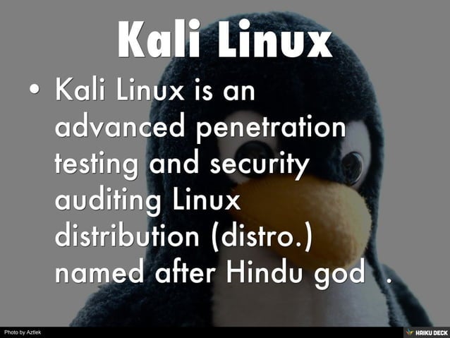 Kali Linux | PPT