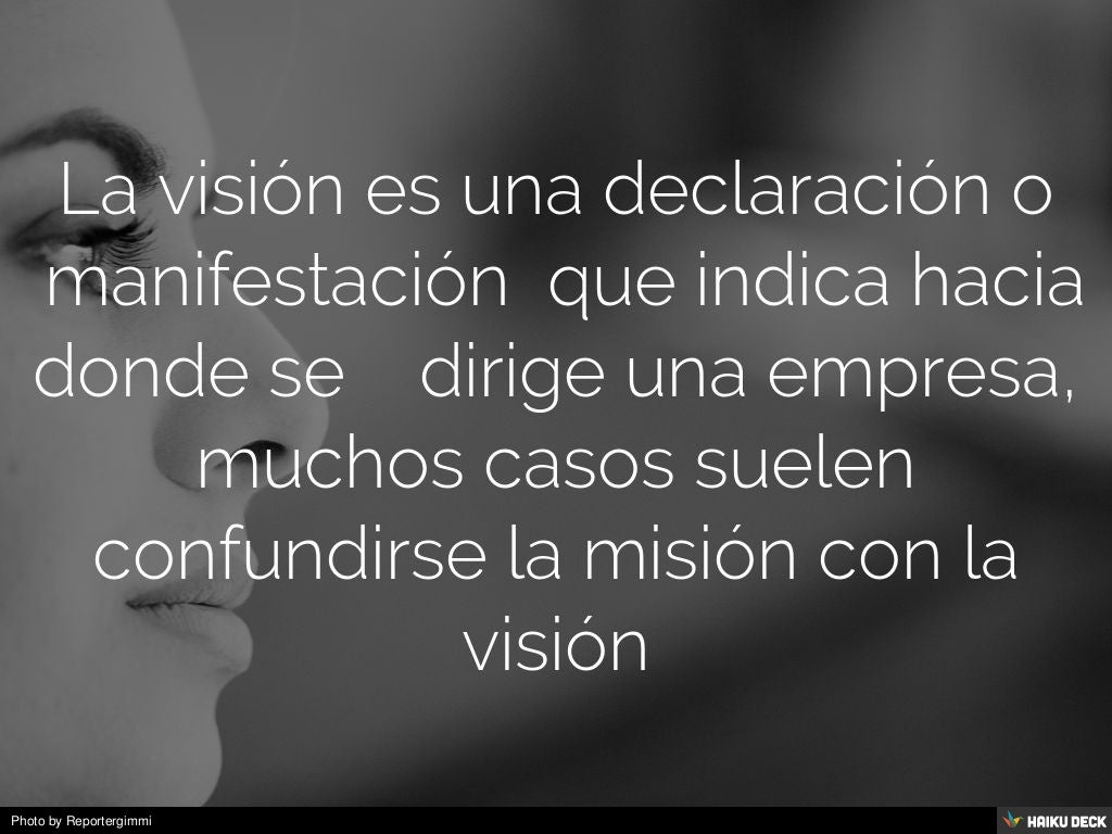 Que es Visión?