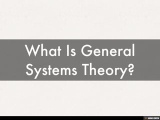 Design Thinking and General Systems Theory | PDF | Technology & Computing