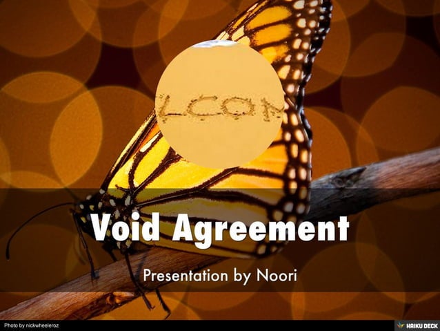 Void Agreement | PDF