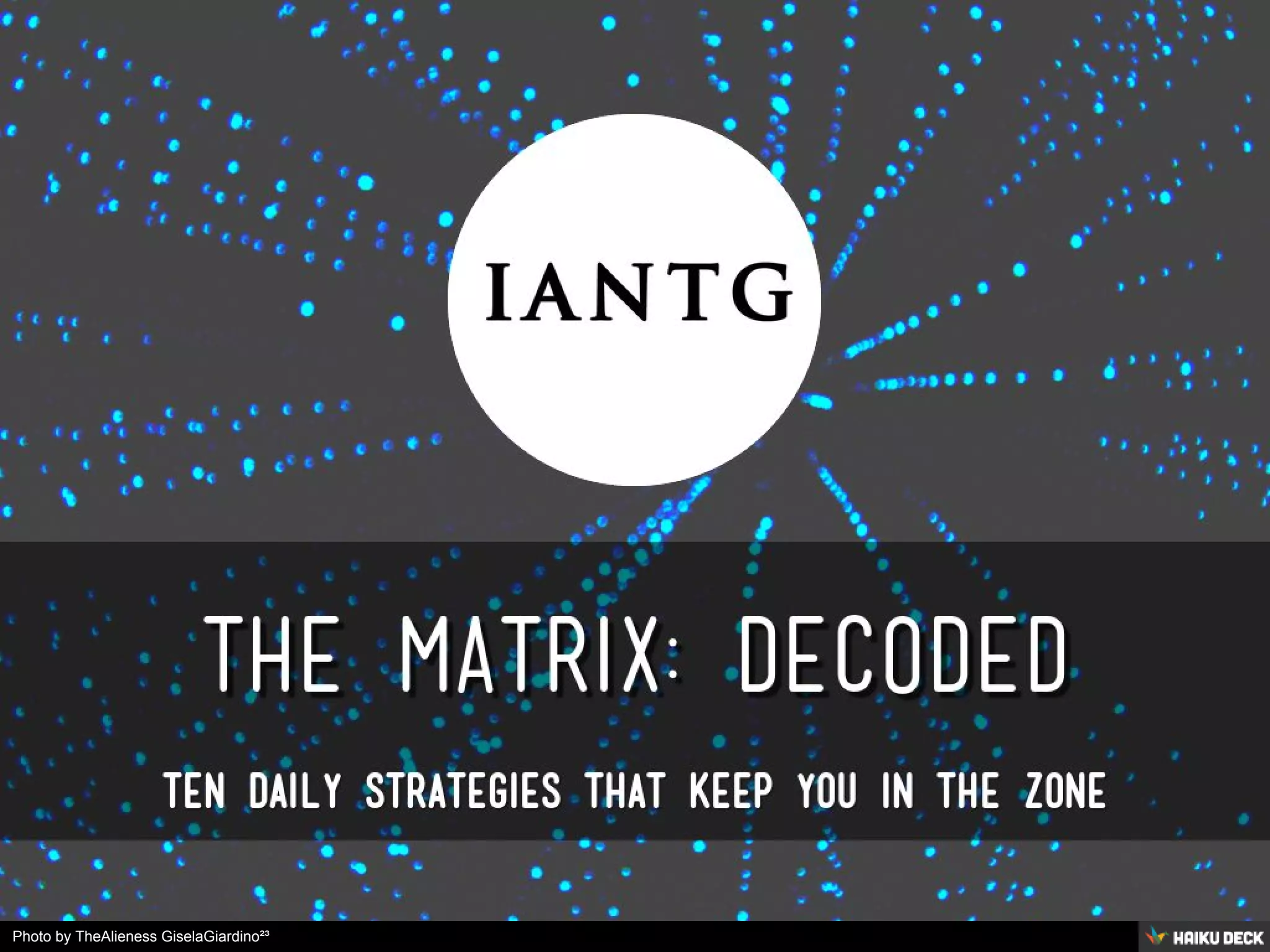 The Matrix: Decoded | PPT