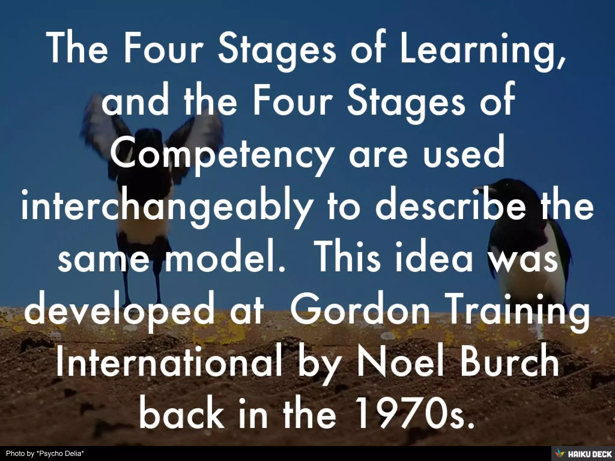 Four Stages of Learning | PPT