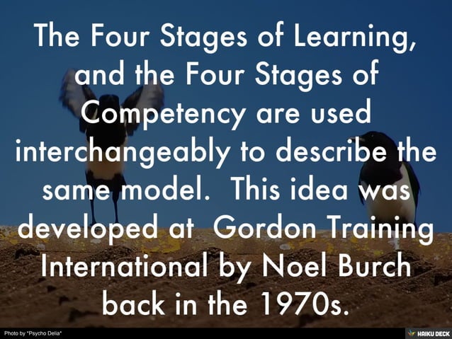 Four Stages of Learning | PPT