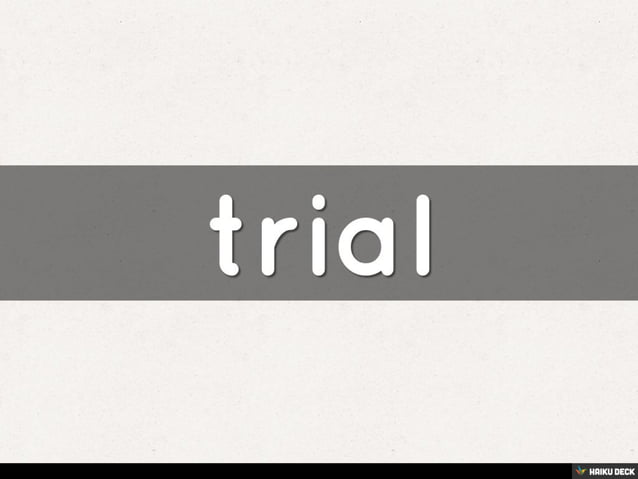 trial | PDF