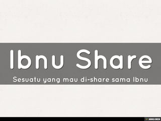 Ibnu Share | PDF