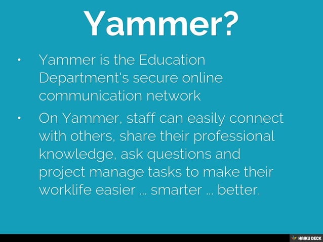 Yammer community management 101 | PDF