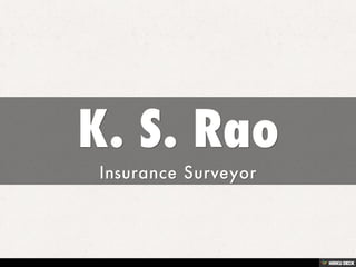 K. S. Rao | PDF | Poetry | Books and Literature