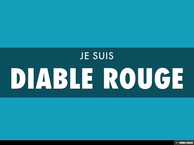 Diables Rouges | PDF
