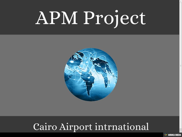 APM Project | PPT