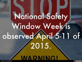 National Window Safety Week | PPT