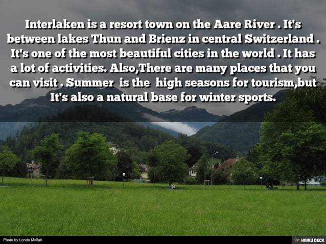 Interlaken - ( Switzerland ) | PDF