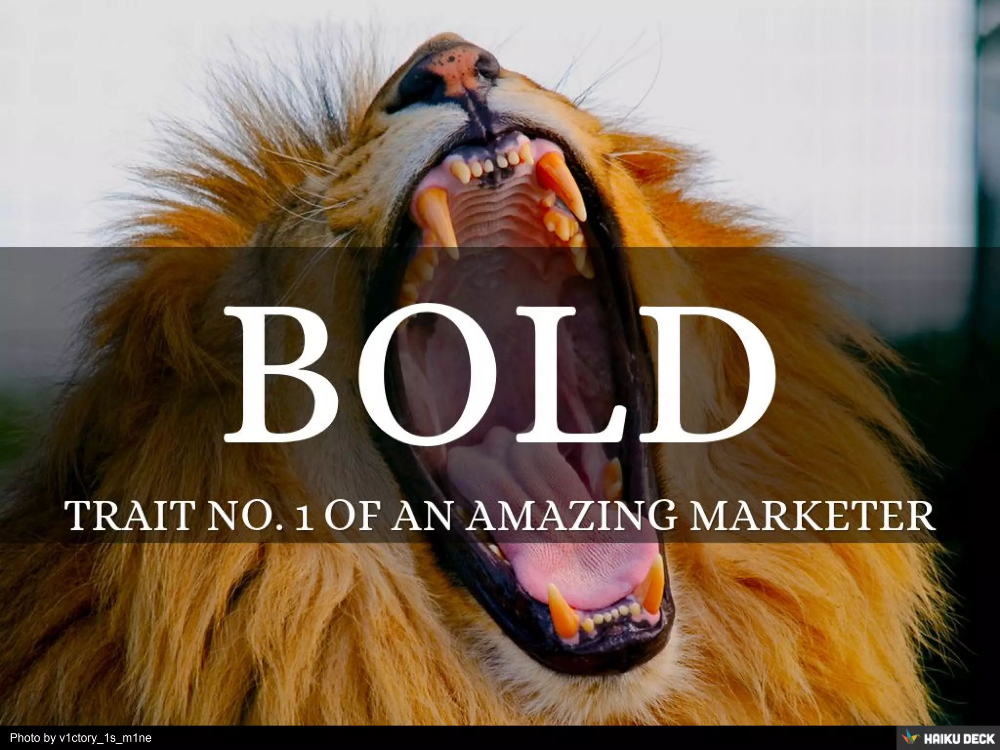 Top 10 Traits of an Amazing Marketer | PPT