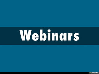 Webinars | PDF