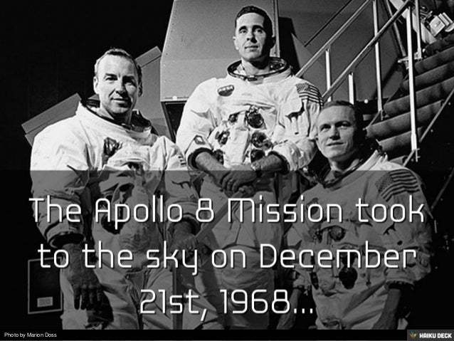 The Apollo 8 Mission