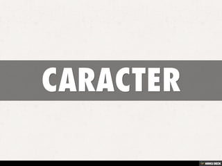 CARACTER | PDF