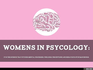 Women in Science | PDF