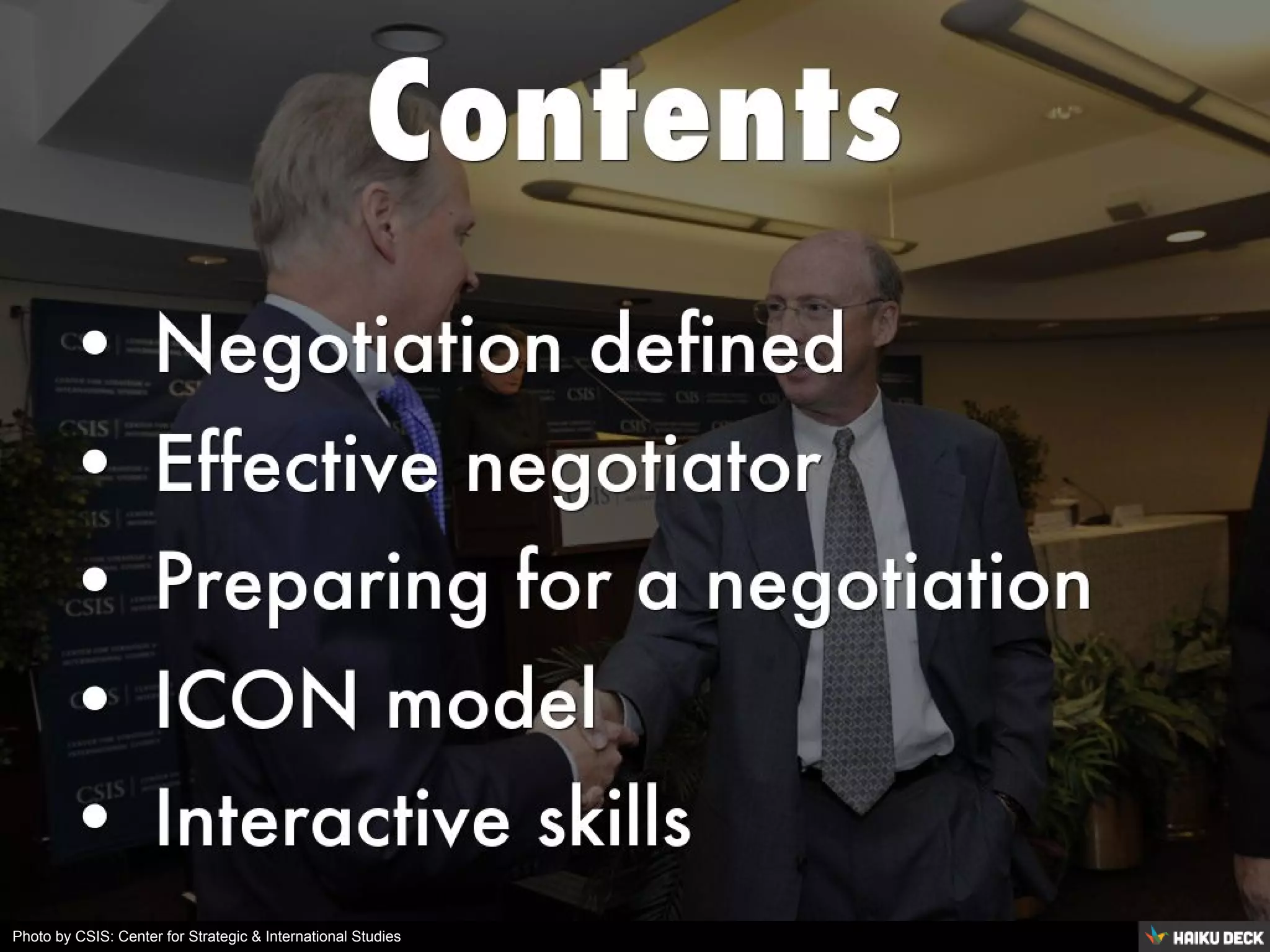 Negotiation Skills | PDF