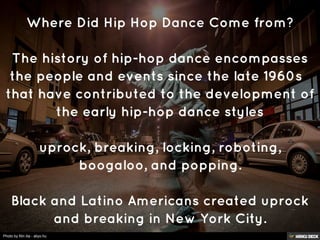 STREET AND HIP-HOP DANCES | PDF