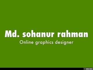 Md. sohanur rahman | PPT