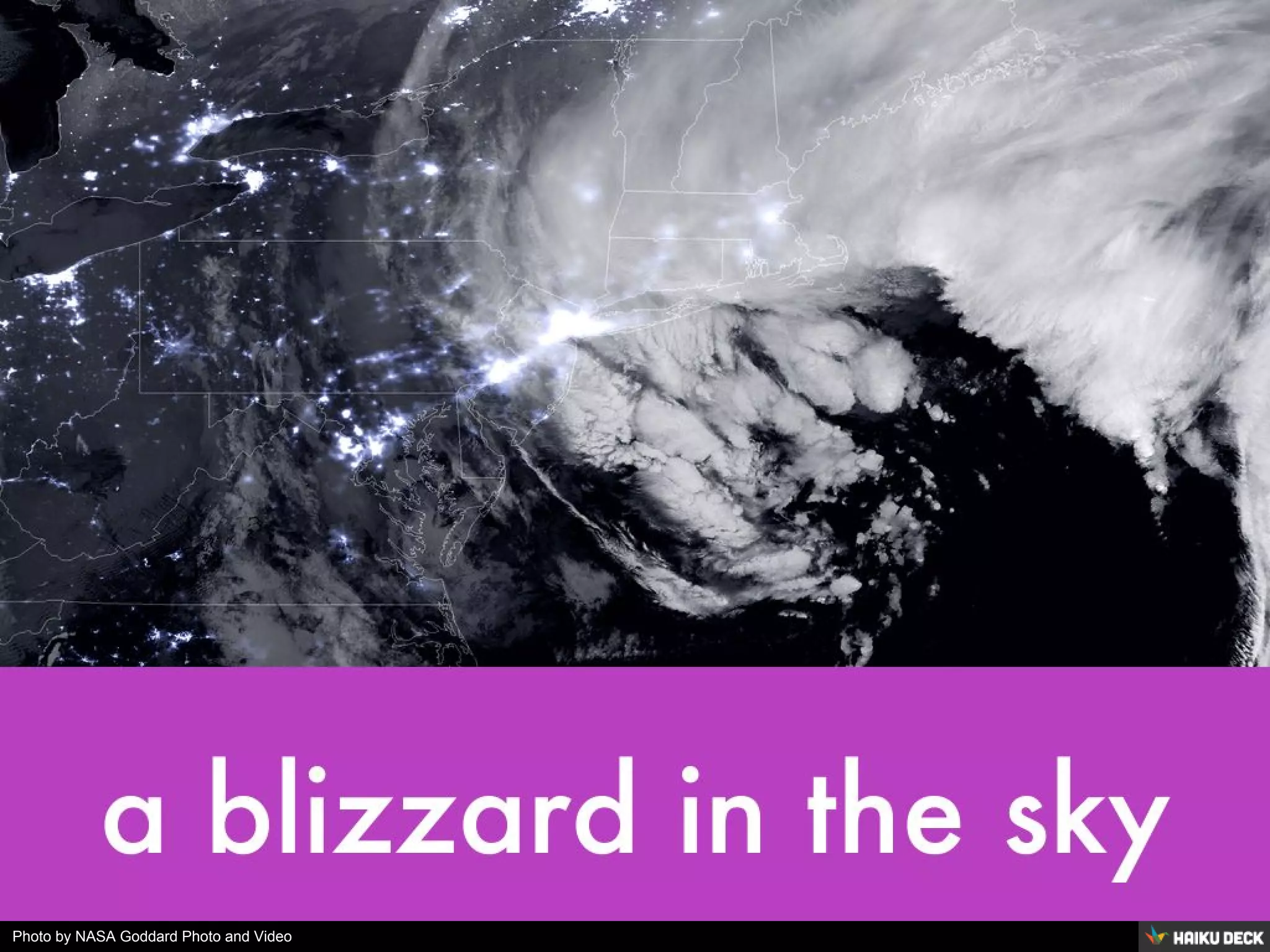 facts about blizzards | PPT