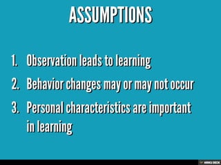 Learning Theories | PDF