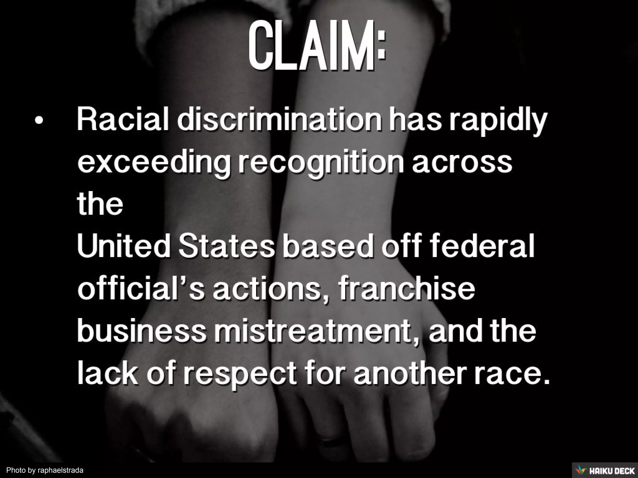 Racial Discrimination | PPT