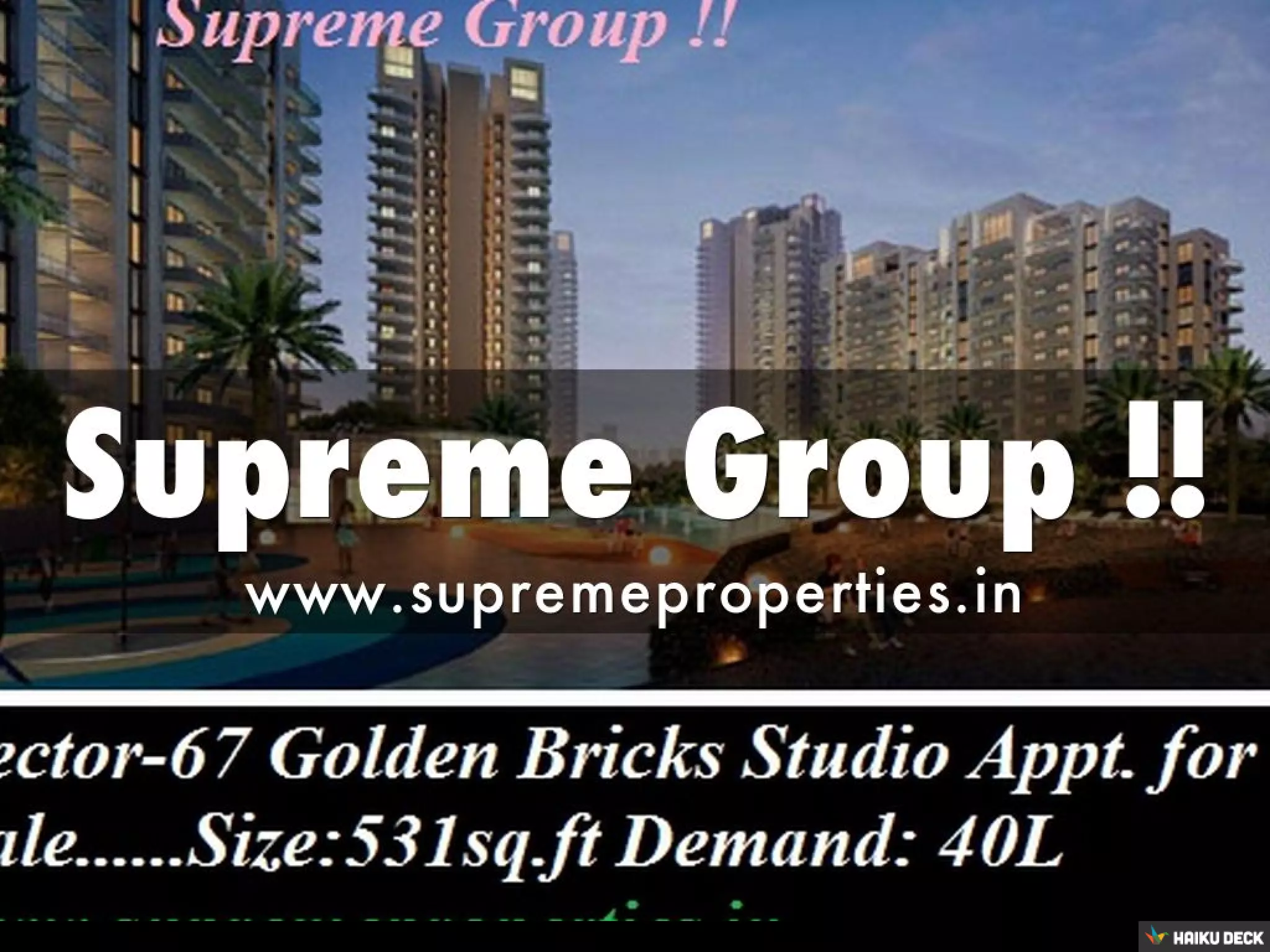 Supreme Group !! | PPT