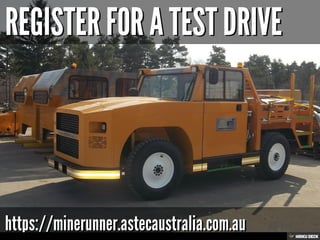 7 Reasons the Minerunner will Revolutionise your Underground Mine | PPT