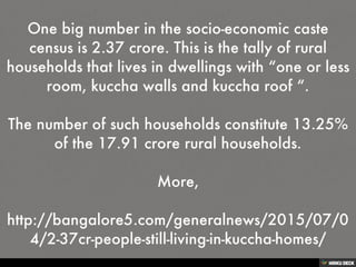 2.37CR PEOPLE STILL LIVING IN KUCCHA HOMES | PPT