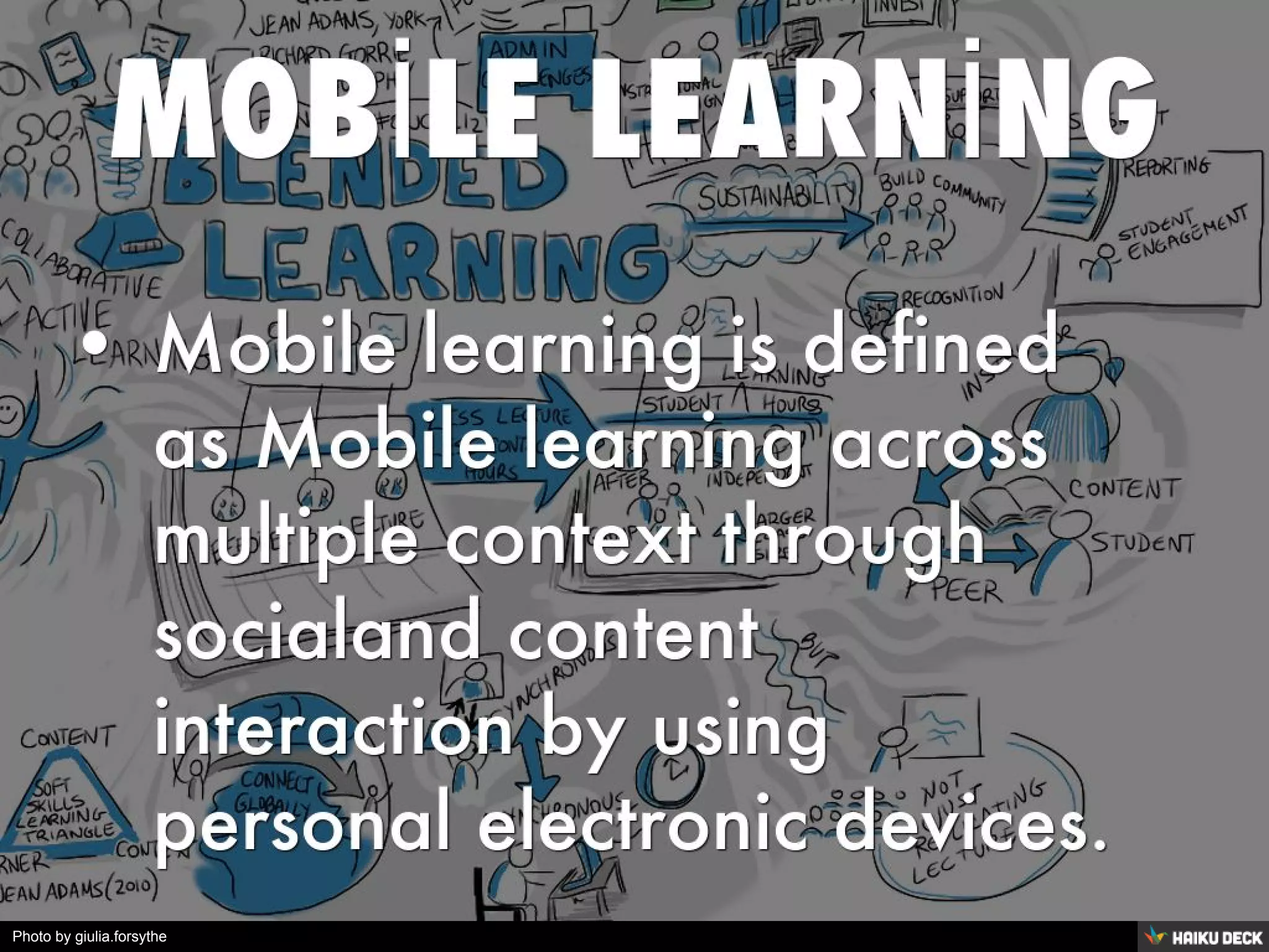 MOBİLE LEARNİNG | PPT