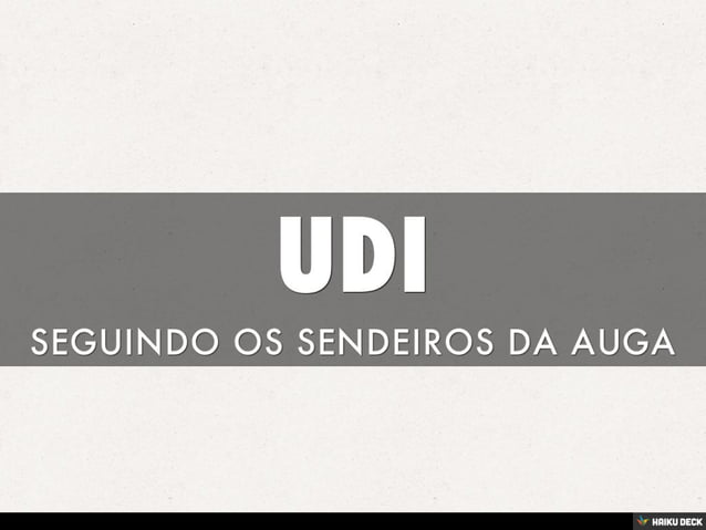 UDI | PPT