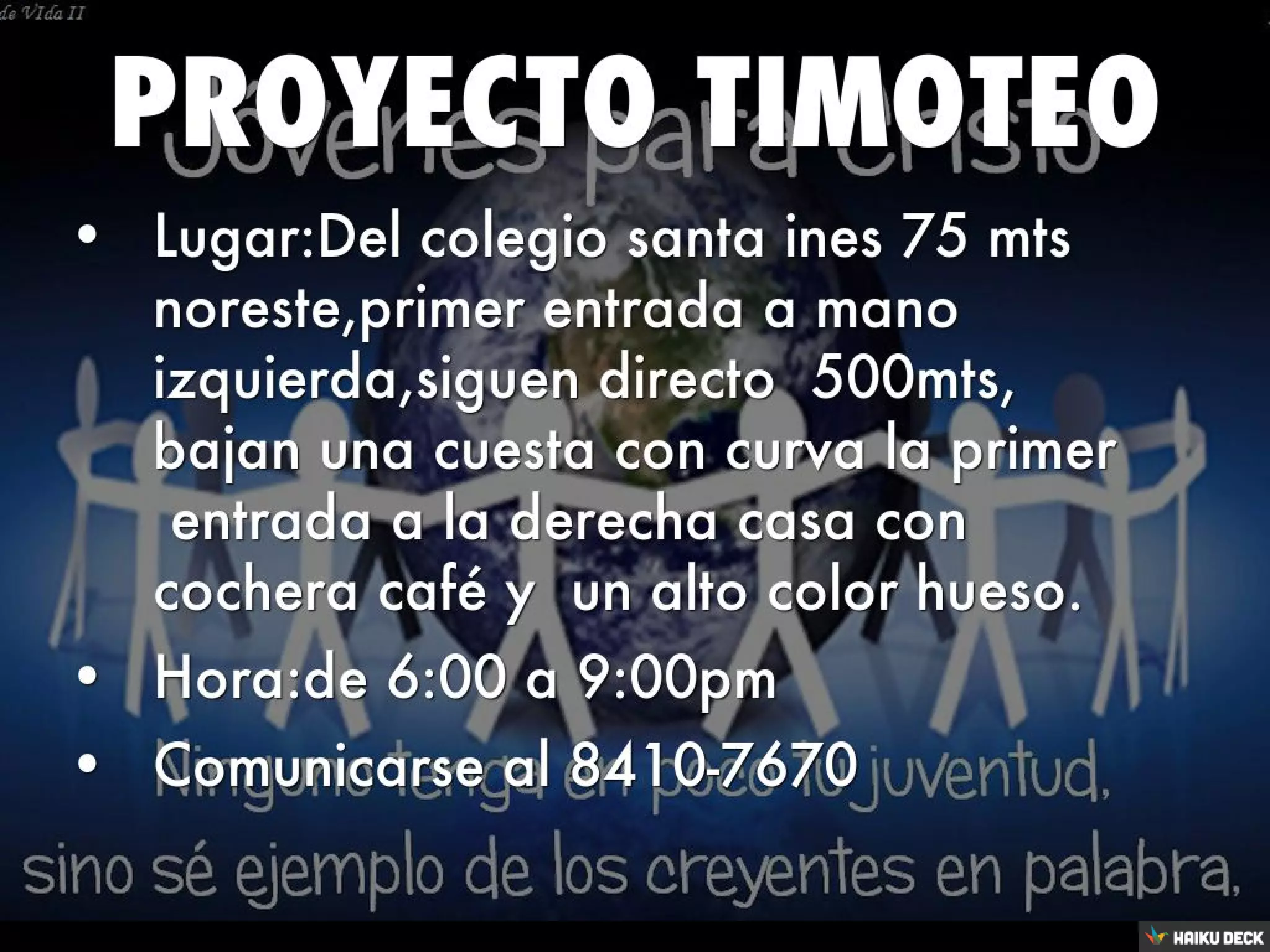 PROYECTO TIMOTEO | PDF