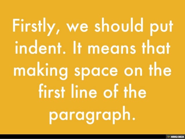 HOW TO WRITE A BASIC PARAGRAPH