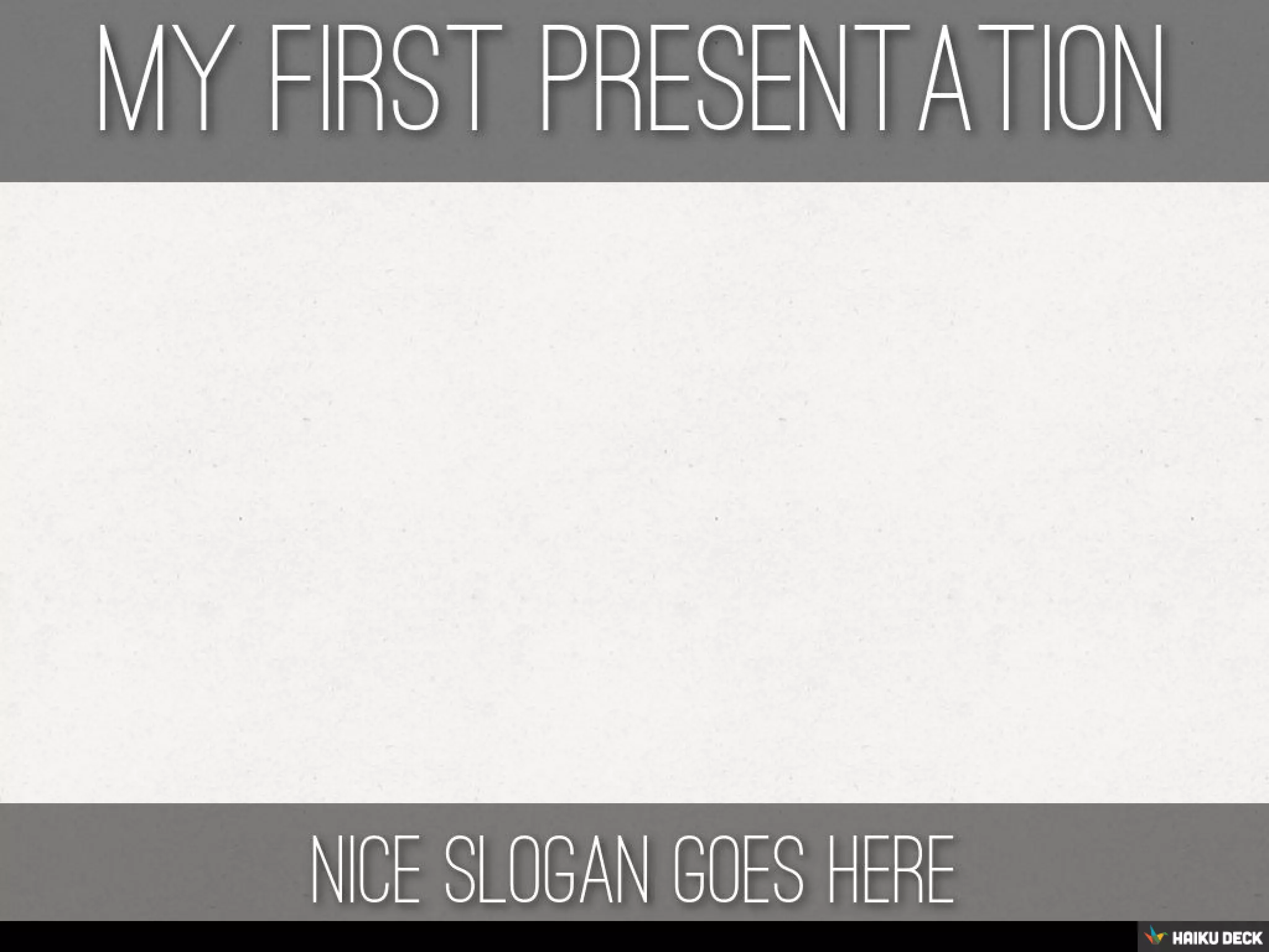 my first presentation | PDF