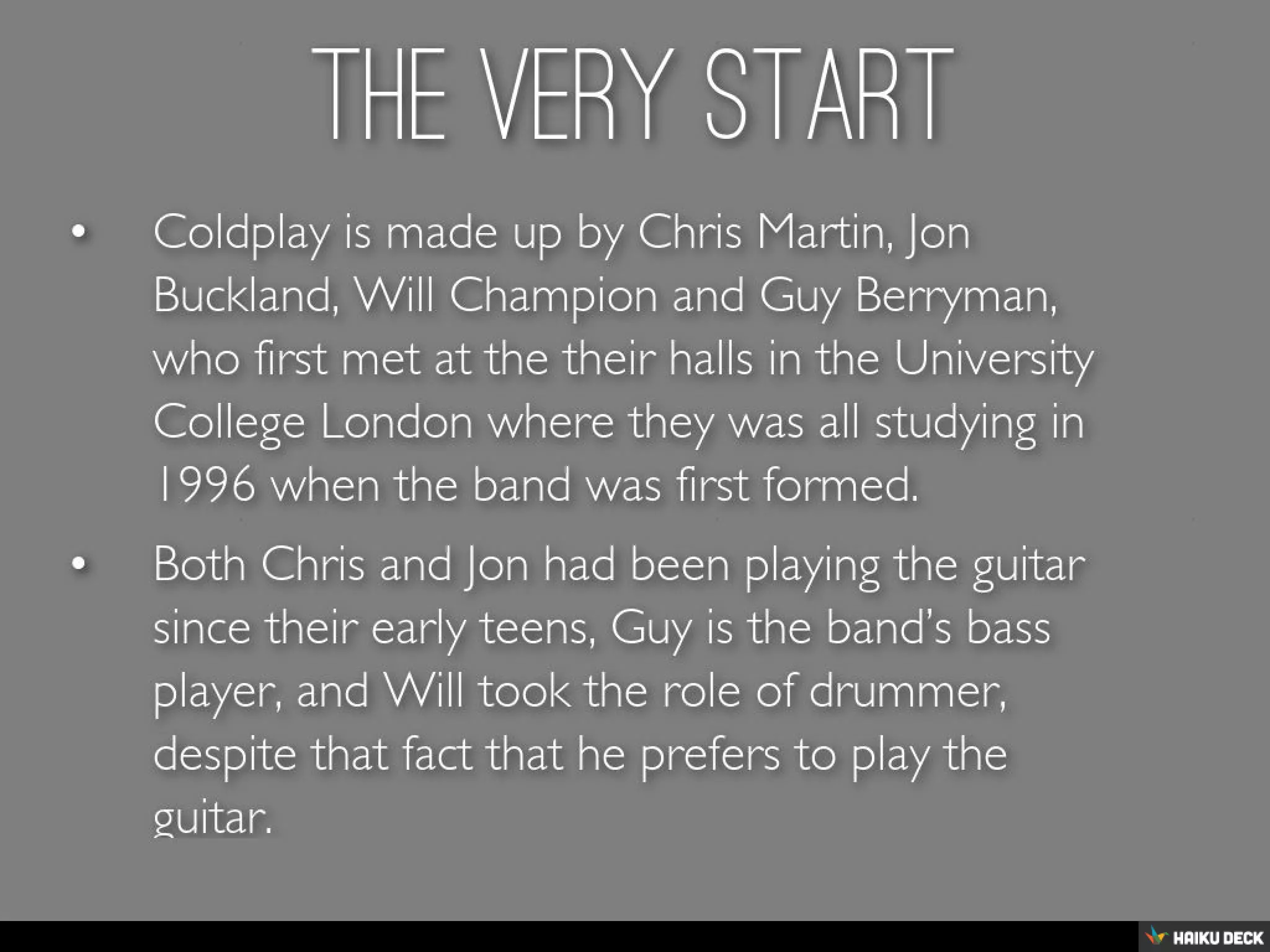 History of Coldplay | PDF