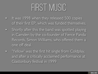 History of Coldplay | PDF