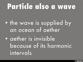 Solution to Particle Wave Duality Paradox | PPT