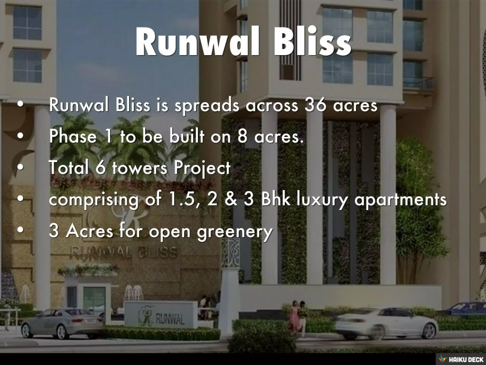 Runwal Bliss | PPT