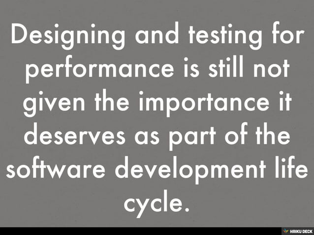 Why Performance Test? | PDF