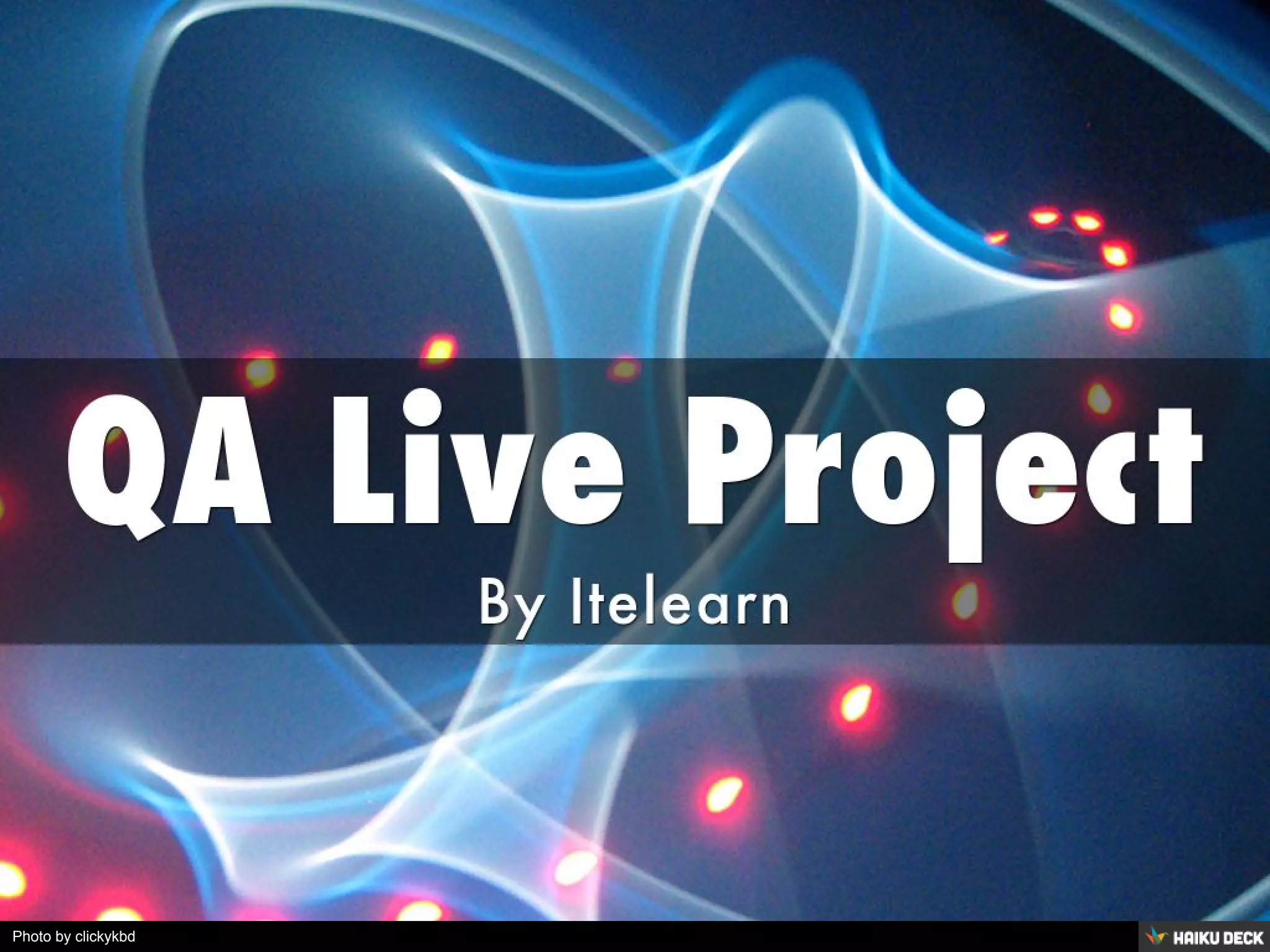 QA Live Project | PPT