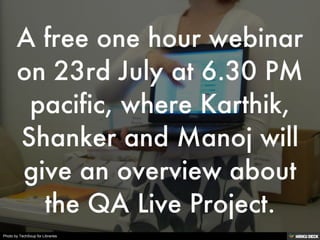 QA Live Project | PPT