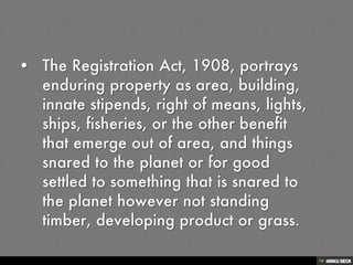 METHODS OF ACQUIRING IMMOVABLE PROPERTY | PPT