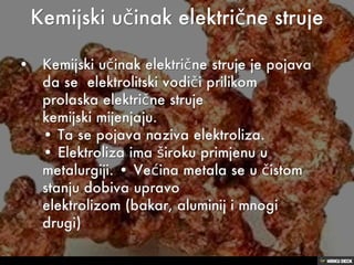 Učinci električne struje | PPT