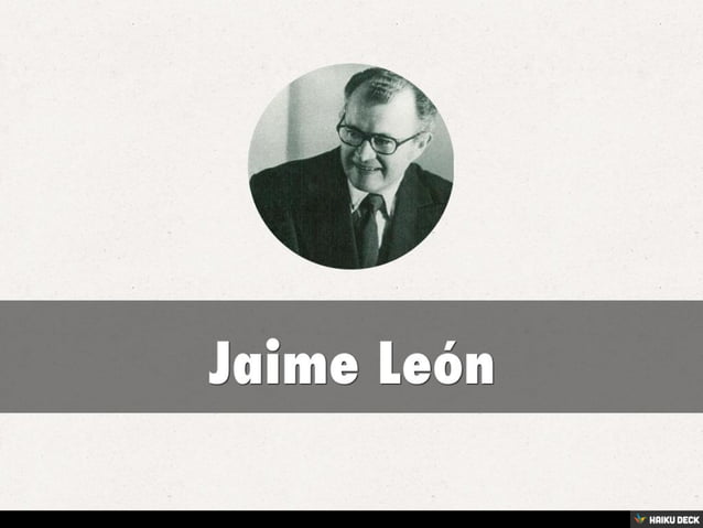 Jaime León | PPT