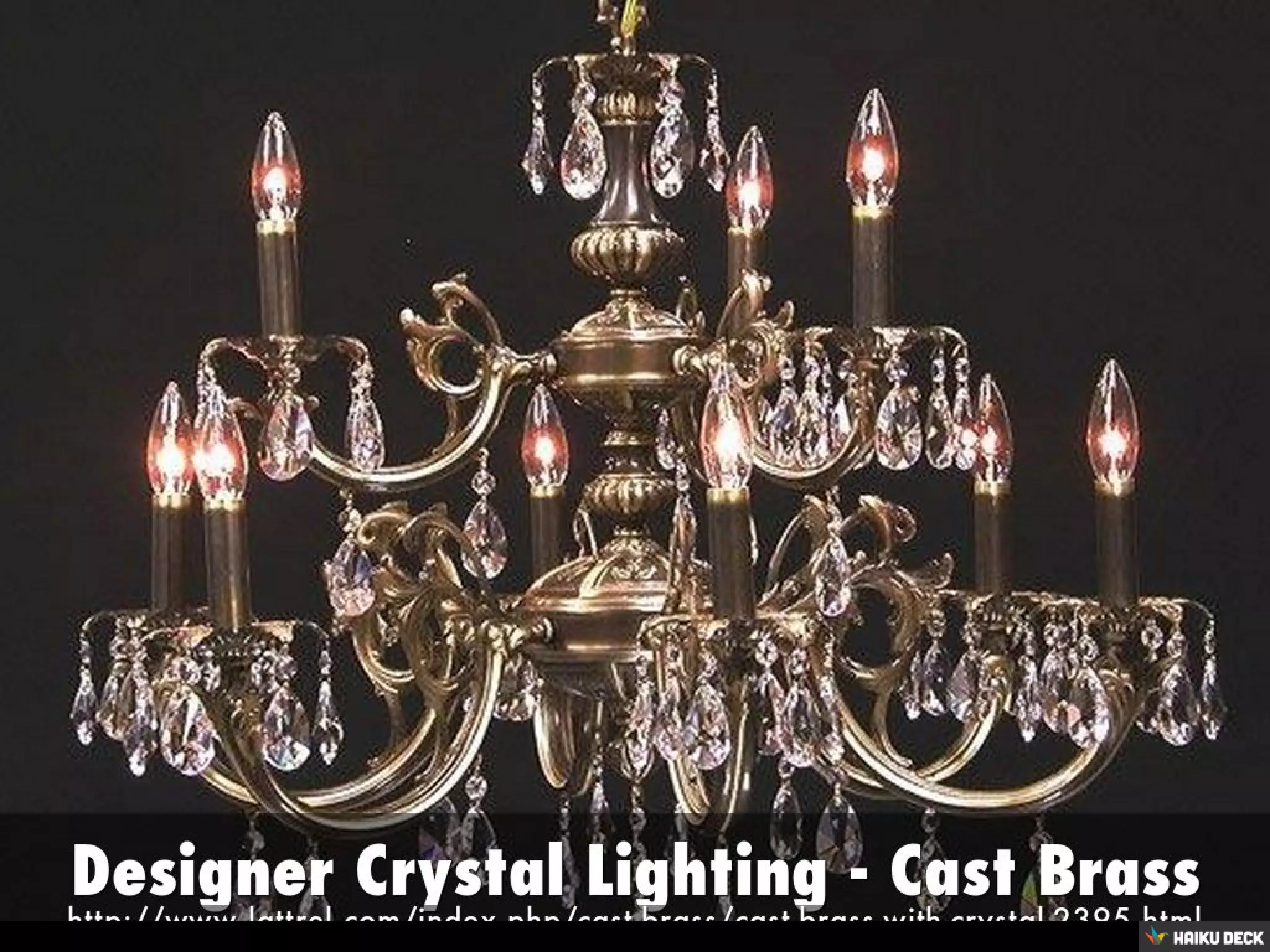 Designer Crystal Cast Brass | PPT