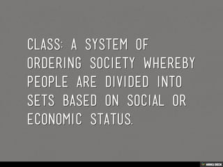 Class and Status | PDF