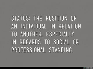 Class and Status | PDF