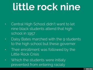 little rock nine | PDF