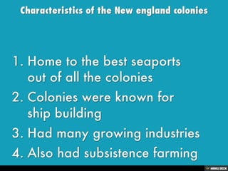 New England, Middle, and Southern Colonies | PDF